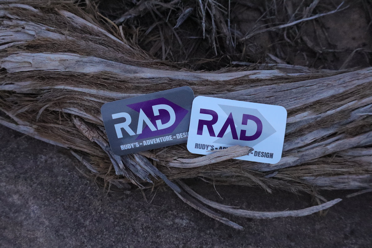 RAD Sticker – Rudys Adventure and Design